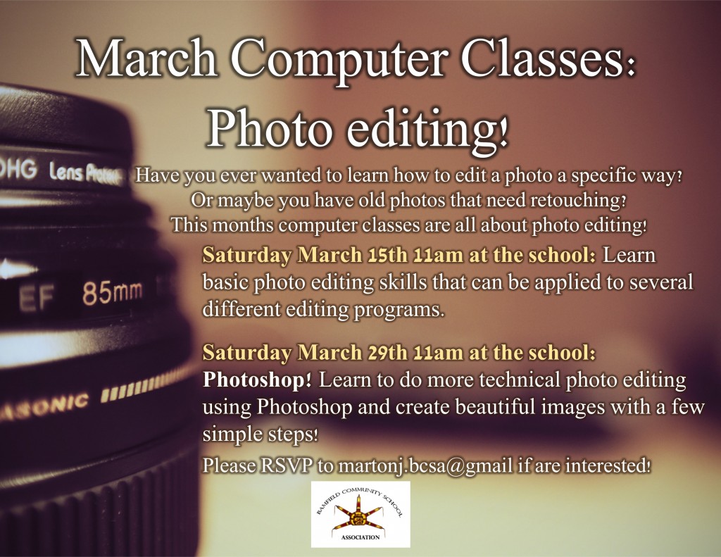 March Computer Classes – Bamfield Community School Association