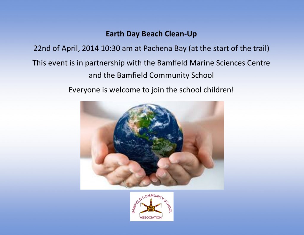 Earth Day Beach Clean-Up – Bamfield Community School Association