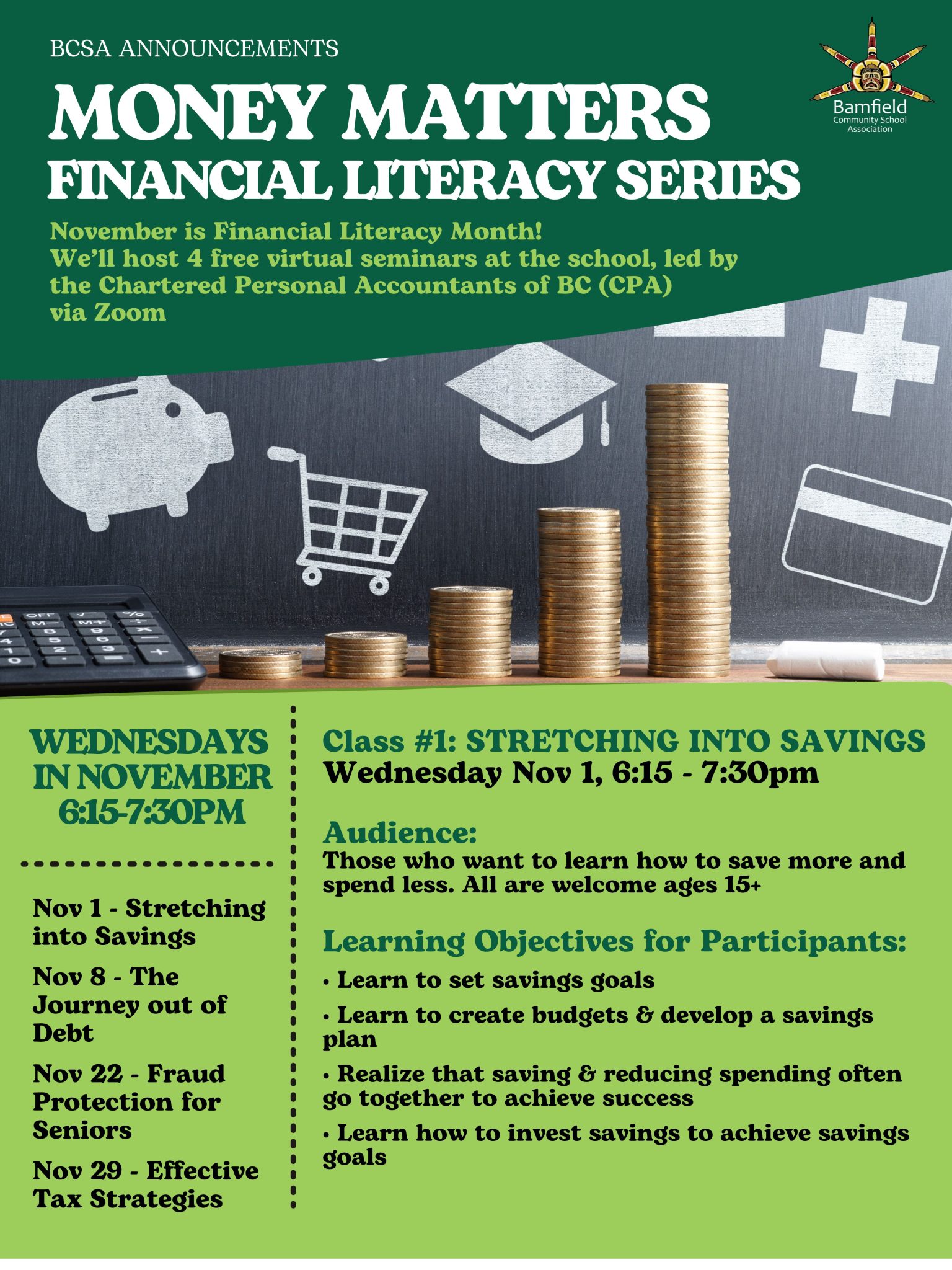 November is Financial Literacy Month! Seminar Series – Bamfield ...